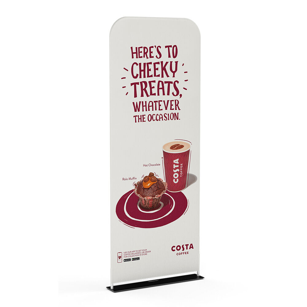 Soft Touch Monolith Fabric Banner Stands
