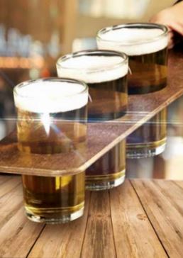 Beer Pints Paddle Tray